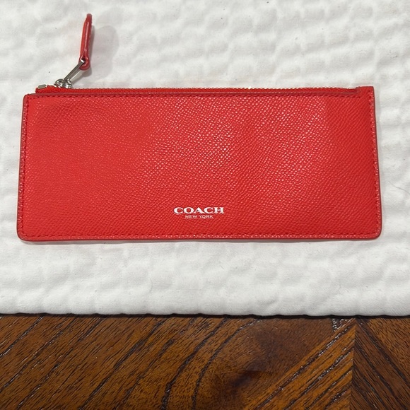 Coach | Bags | Coach Slim Zip Wallet | Poshmark
